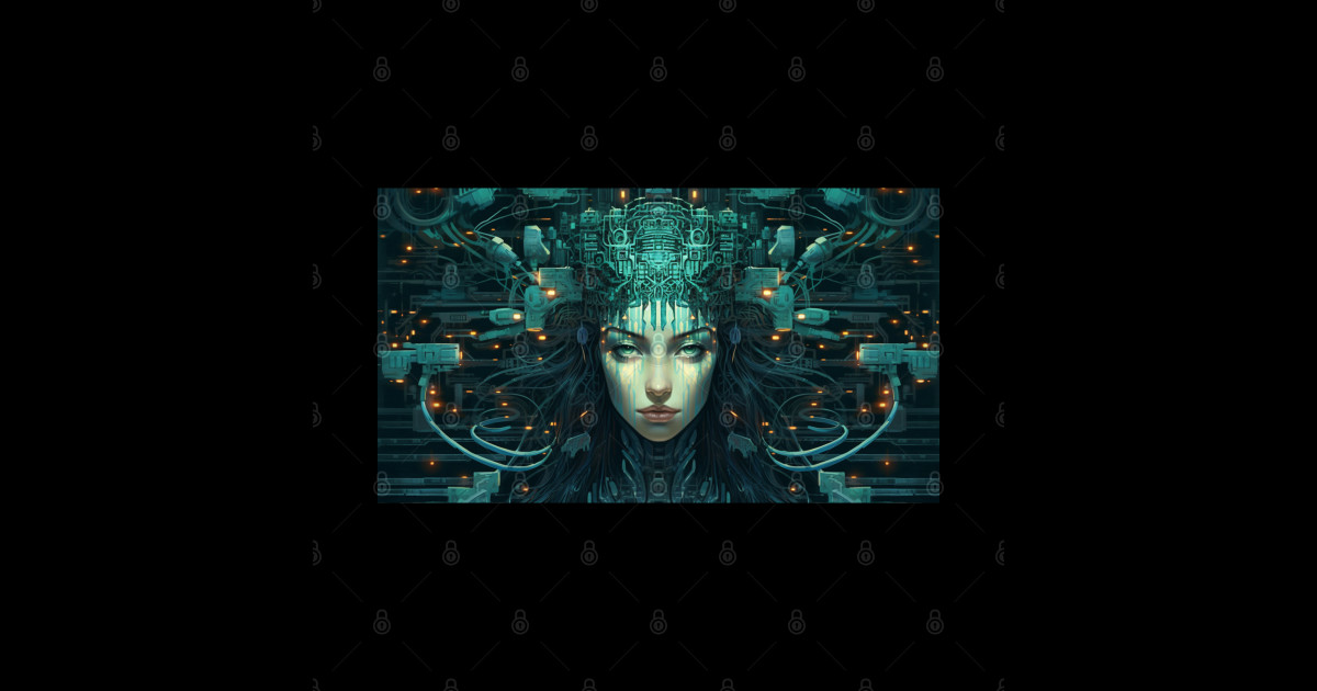 Cypherpunk Evil Cyberpunk AI System Failure - Cyberpunk - Posters and ...