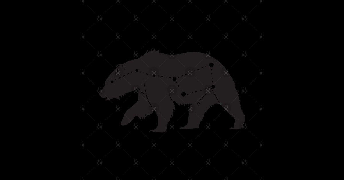 Ursa Major Bear - Bears - Sticker | TeePublic