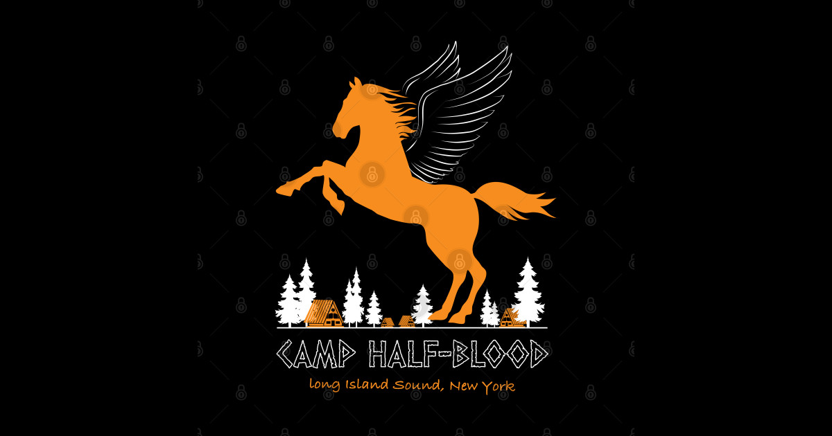 Welcome to Camp - Camp Half Blood - Sticker | TeePublic