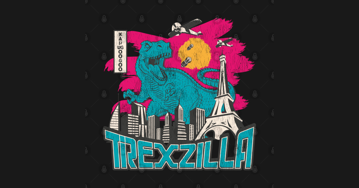 T-Rexzilla Kaijugoogoo - Kaiju Dinosaurs Science Fiction Monster ...