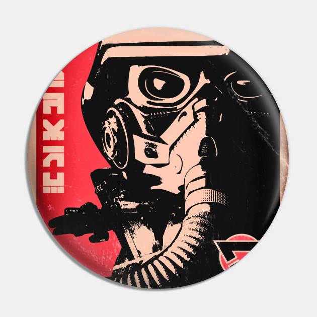 killzone Helghast Propaganda 2 - Killzone - Pin | TeePublic