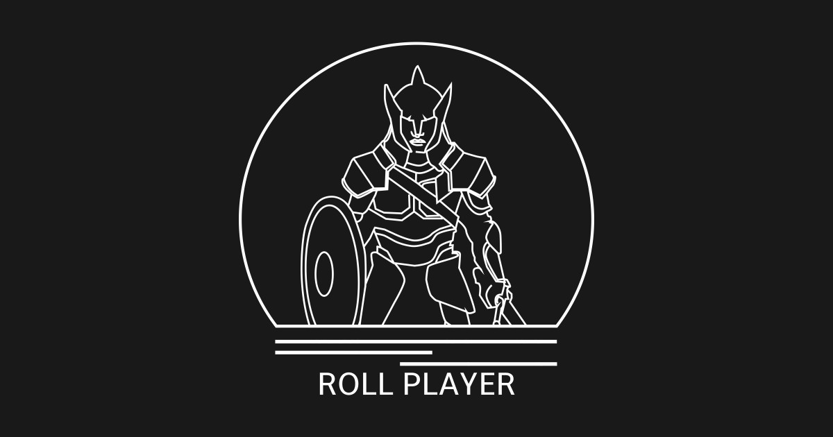 Roll Player Minimalist Line Drawing - Board Game Inspired Graphic ...