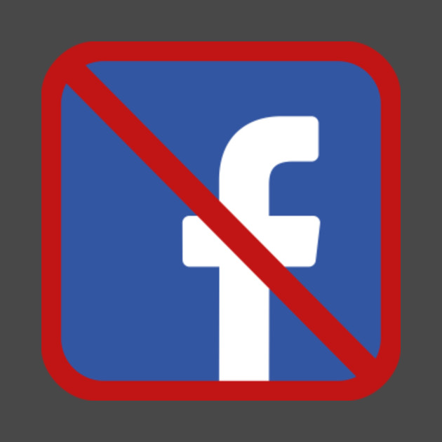 No FB - Facebook - T-Shirt | TeePublic
