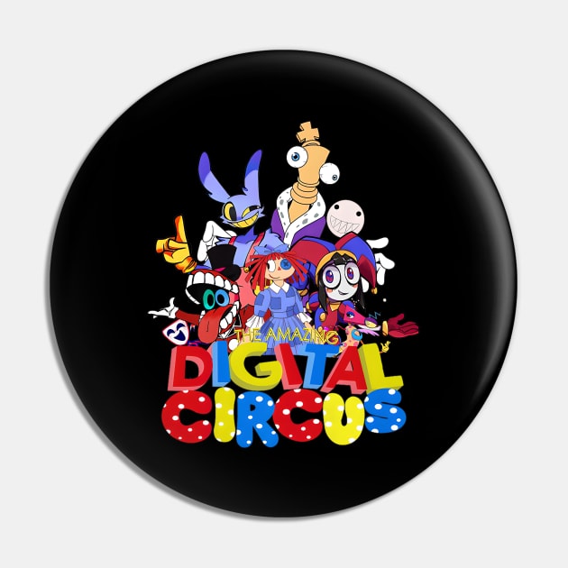 The Amazing Digital Circus The Amazing Digital Circus Pin Teepublic