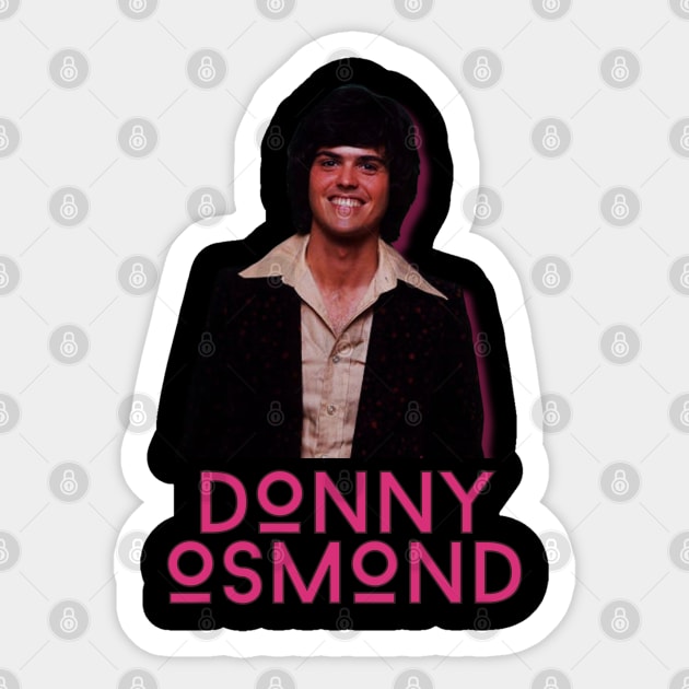 Donny osmond\\\original retro fan art - Donny Osmond - Sticker | TeePublic