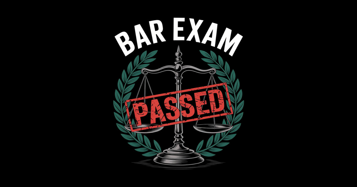 Bar Exam Passed - Bar Exam Passed - Sticker | TeePublic
