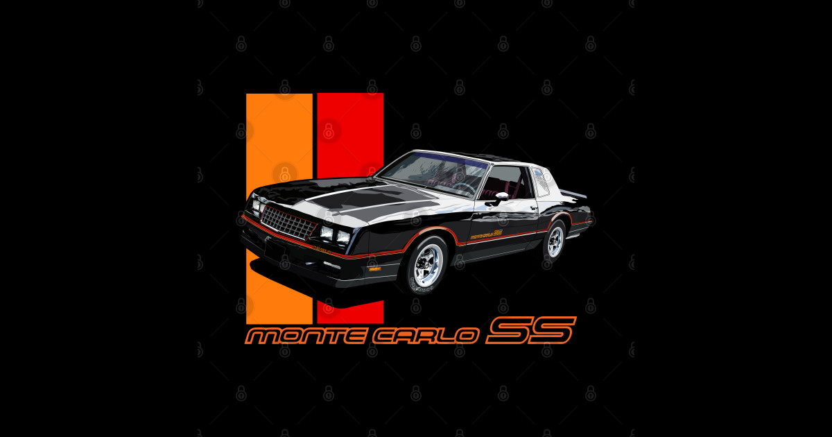 Chevrolet Monte Carlo SS - Monte Carlo Ss - Sticker | TeePublic
