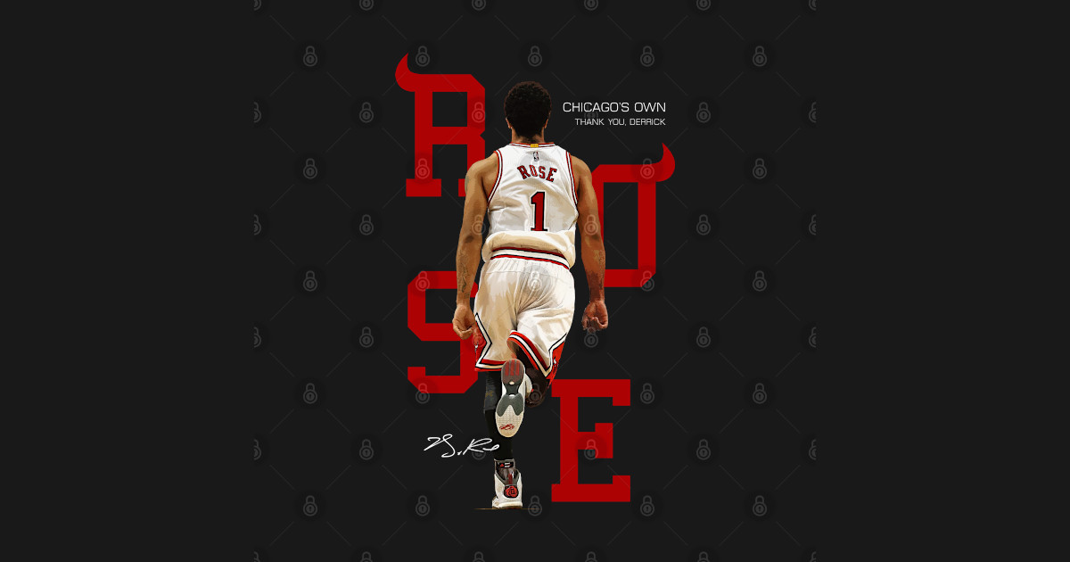 Derrick Rose Retirement - Derrick Rose Chicago Bulls - T-Shirt | TeePublic