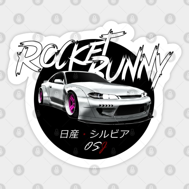 JDM Silvia S15 Black Sun Edition - Nissan Silvia S15 - Sticker | TeePublic