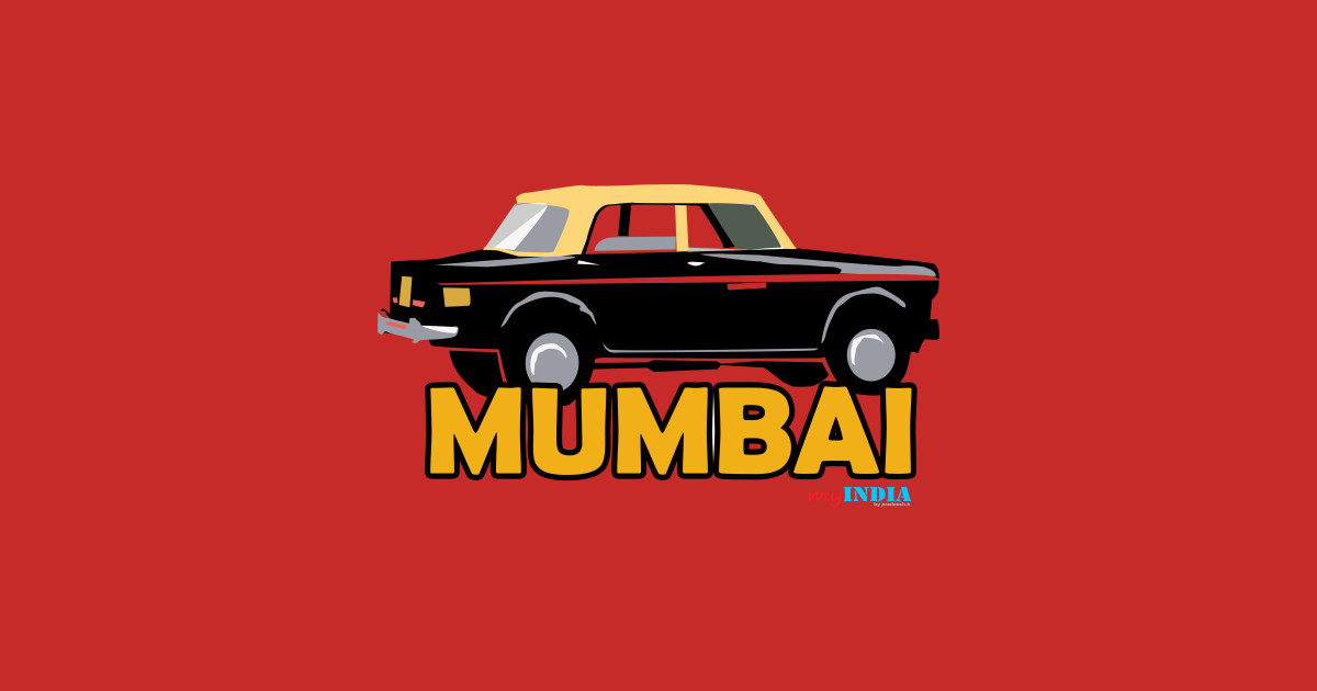 mumbai taxi - India - T-Shirt | TeePublic
