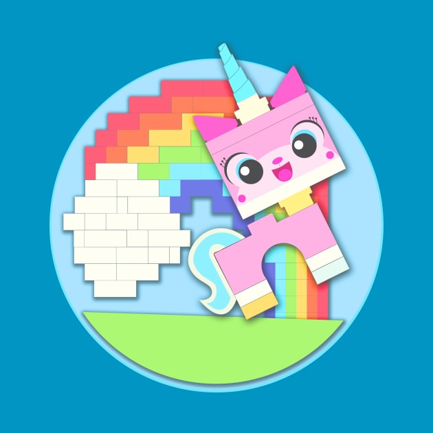 Super Princess Unikitty - Lego - T-Shirt | TeePublic