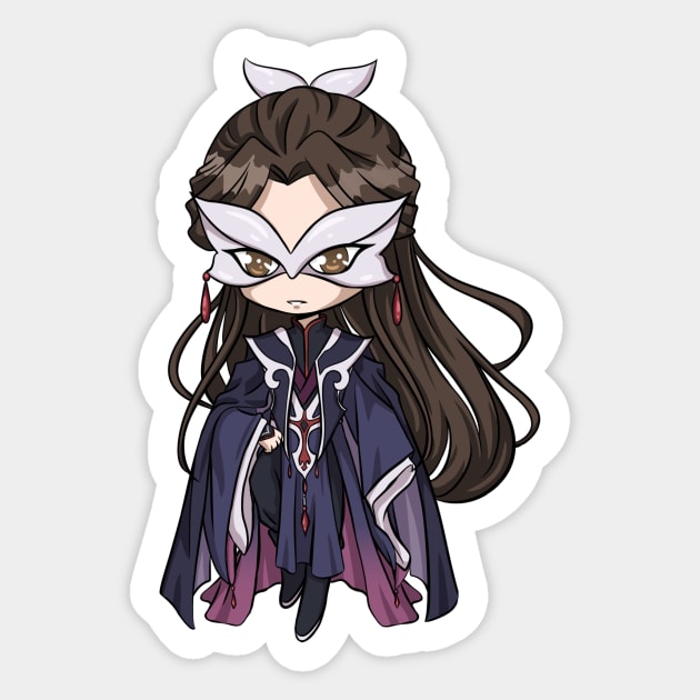 Heaven Official's Blessing - Fangxin chibi - Fangxin - Sticker | TeePublic