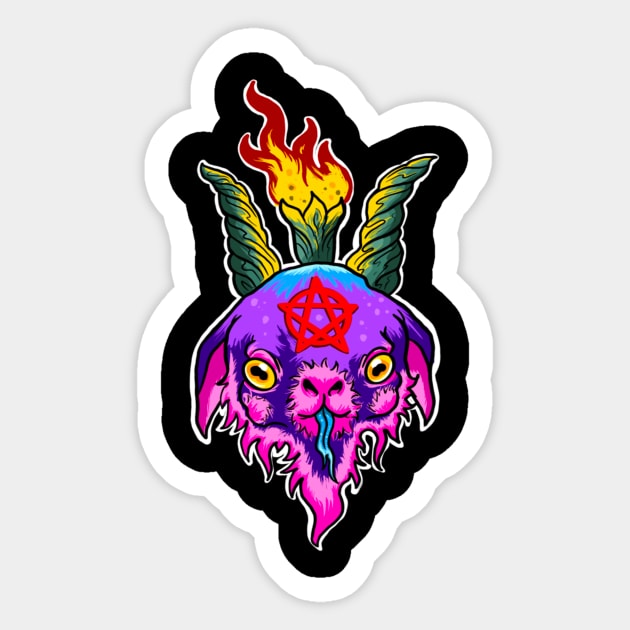 Cute But Evil - Horror - Sticker | TeePublic