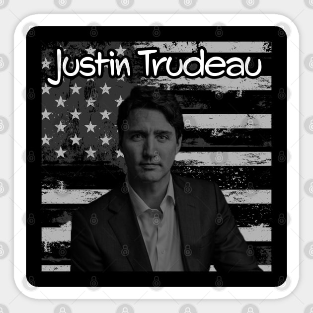 Justin Trudeau / Politics Style - Justin Trudeau - Sticker | TeePublic