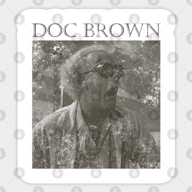Back to the Future - Doc Brown - Back To The Futures - Sticker | TeePublic