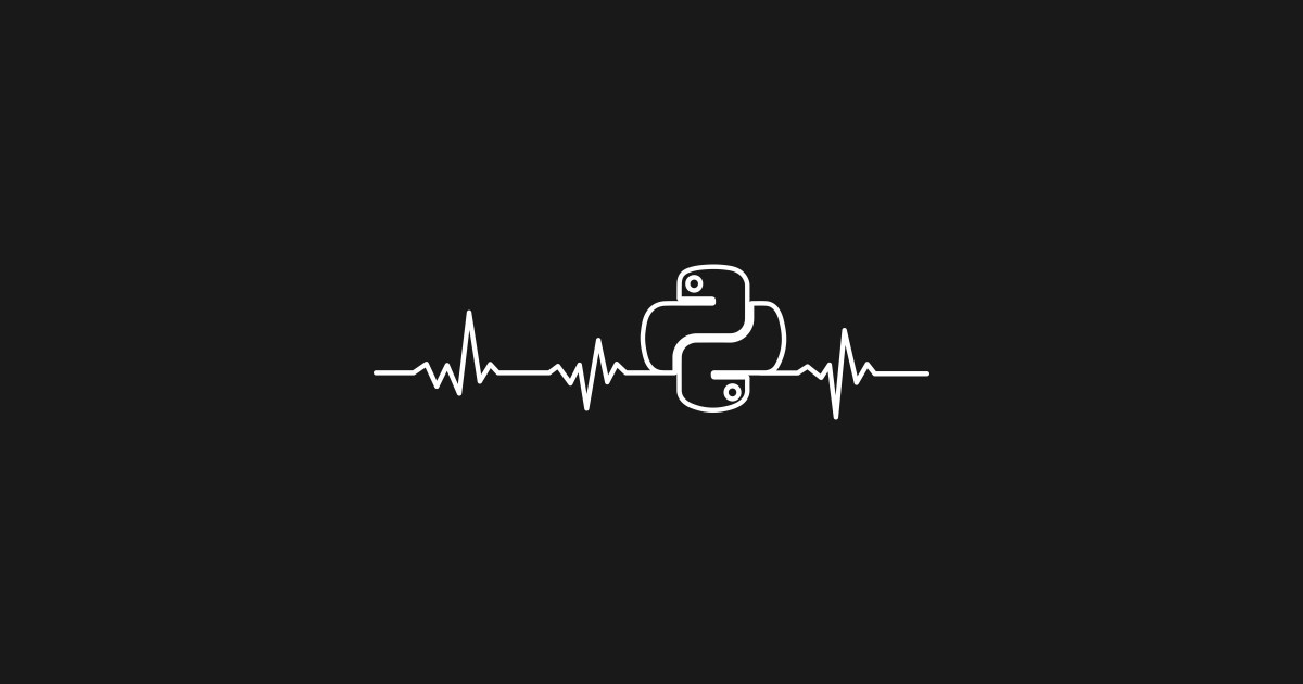 Python heart beat - Python Heartbeat - T-Shirt | TeePublic