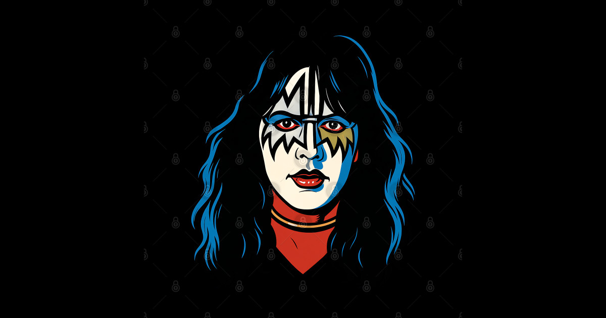 Ace Frehley Face - Ace Frehley - Shorts | TeePublic