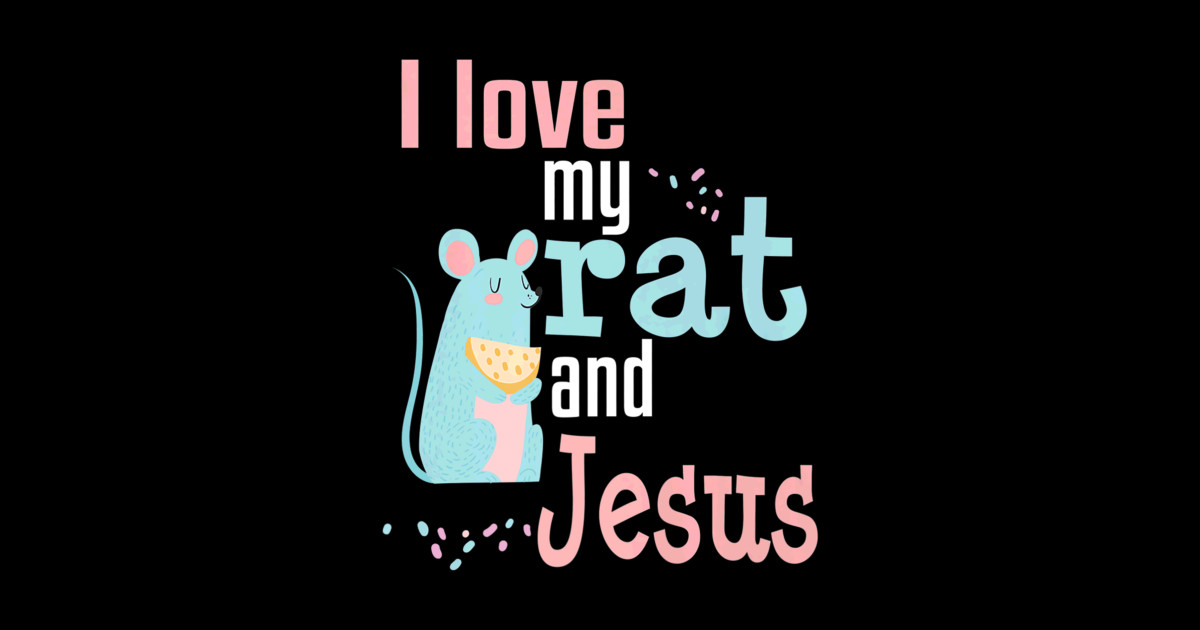 Rat Pet Owner Jesus Christ - Jesus Christ - Sticker | TeePublic