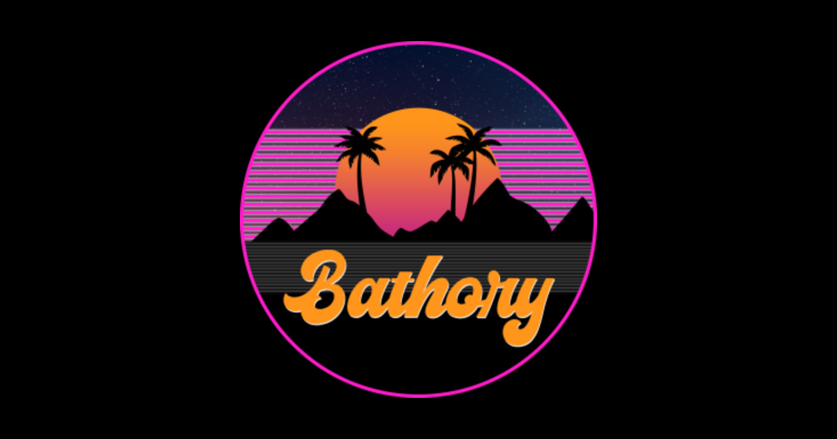Bathory || Mountain Retro - Bathory - Sticker | TeePublic