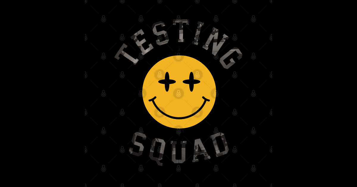 Retro Testing Squad Test Day Smile Face Teacher Student - Teacher ...
