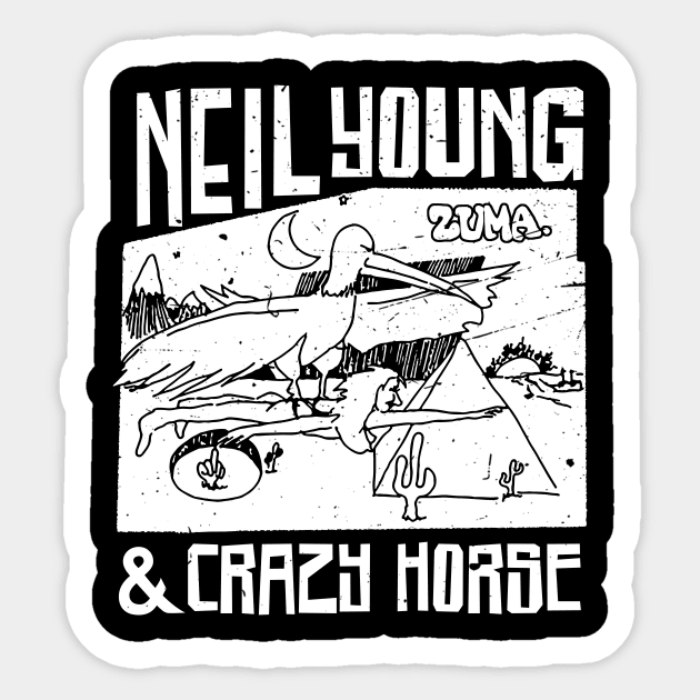 Neil Young And Crazy Horse - Neil Young - Sticker | TeePublic
