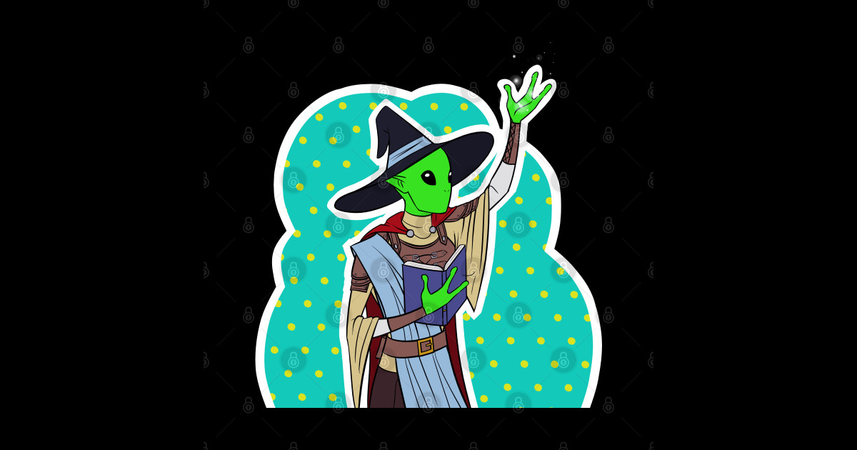 Alien Warlock - Alien - Sticker | TeePublic