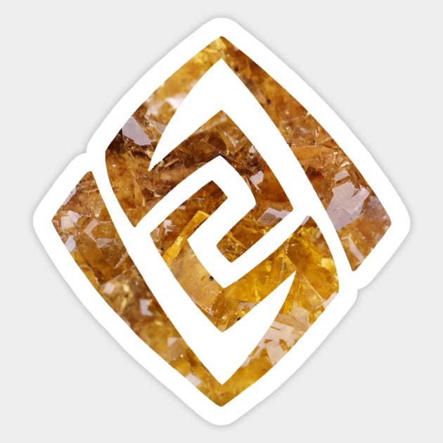 Geo Element Genshin Impact - Genshin Impact - Sticker | TeePublic