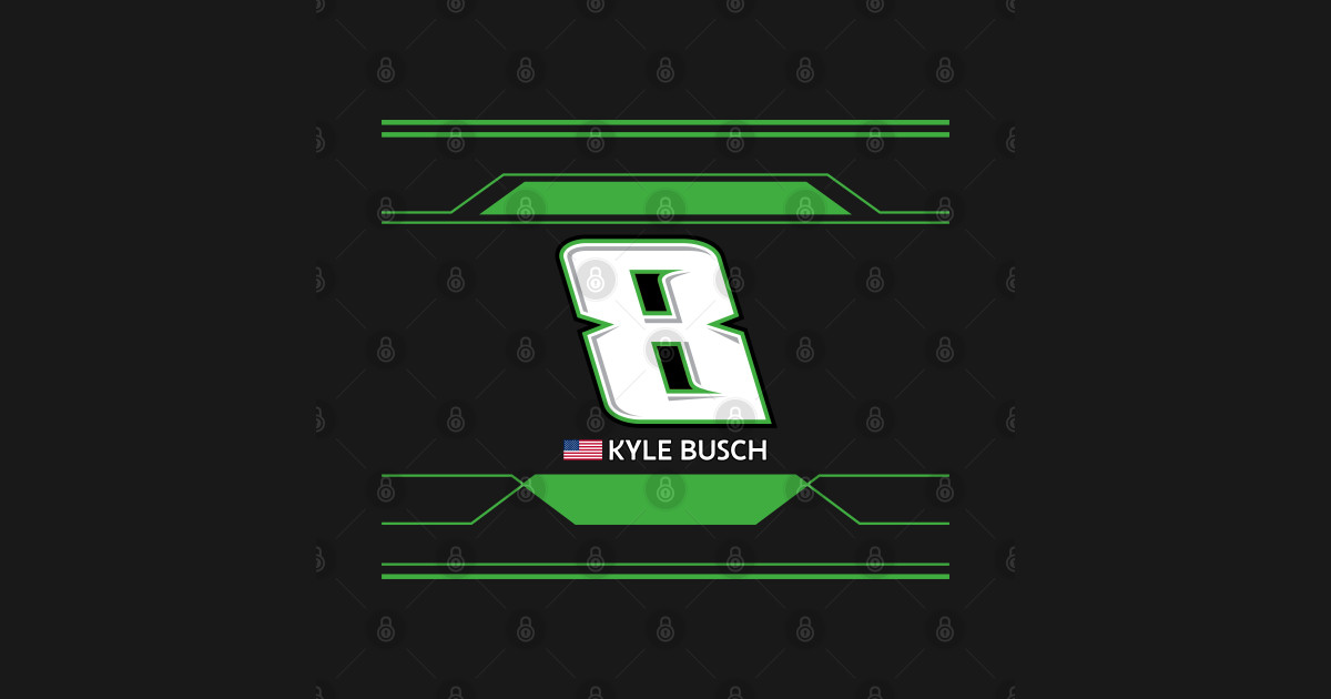Kyle Busch #8 2023 NASCAR Design - Kyle Busch - T-Shirt | TeePublic