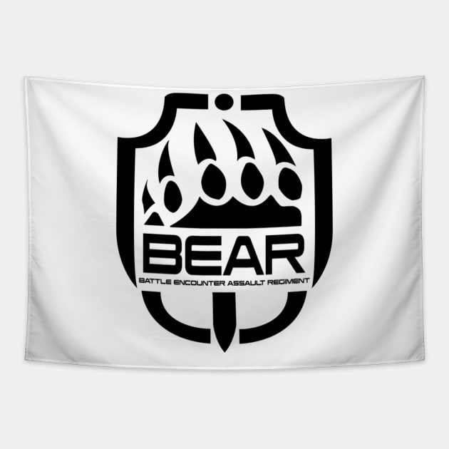 Escape From Tarkov BEAR black little logo - Tarkov - Tapestry | TeePublic