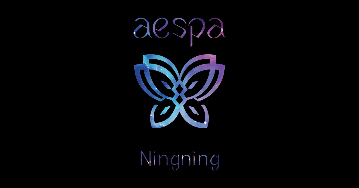 Ningning aespa logo - Aespa - Sticker | TeePublic