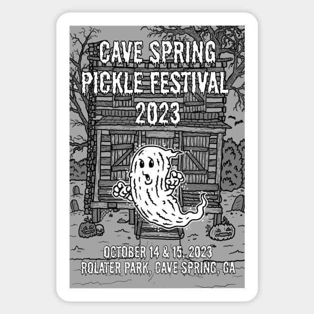 Cave Spring Pickle Festival 2023 Official - Picklefest - Sticker ...