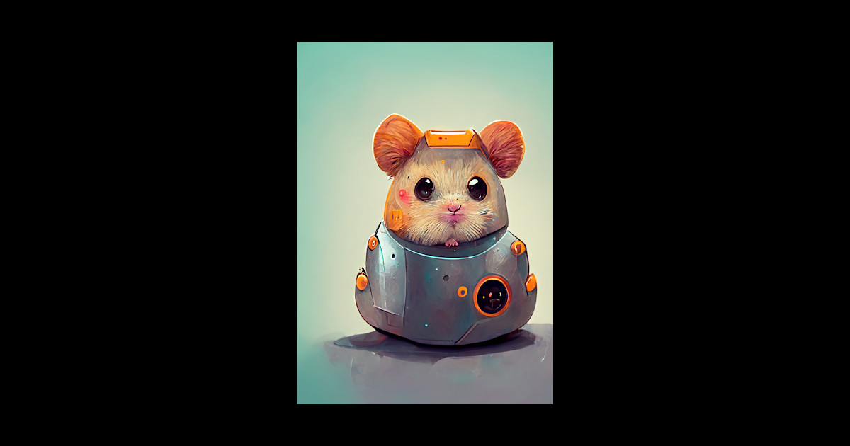Henry The Hamster - Hamster - Posters and Art Prints | TeePublic