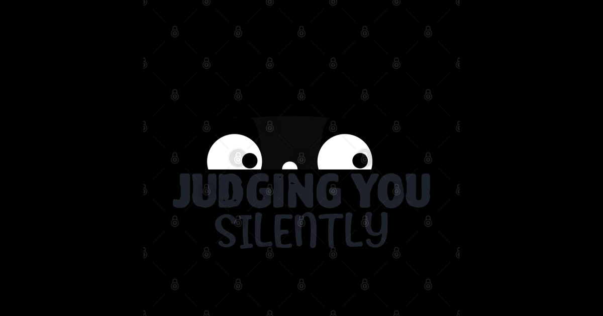 Judging You Silently Funny Black Cat - Judging You Silently Funny Black ...