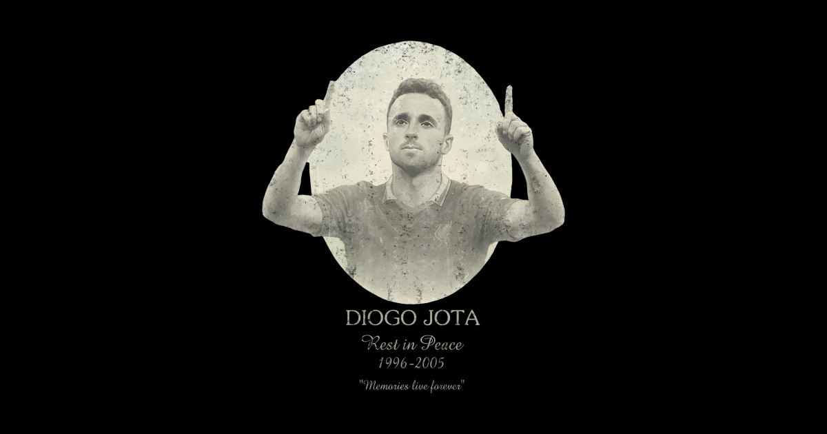 Diogo Jota RIP 1996–2025 - Diogo Jota Rip 19962025 - Sticker | TeePublic