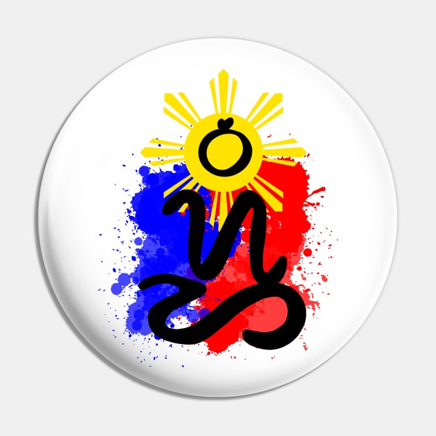 Philippine Flag design / Badlit word Bisaya-logo (Visayan People ...