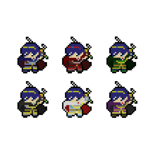 8-Bit Marth - Super Smash Bros - Long Sleeve T-Shirt | TeePublic