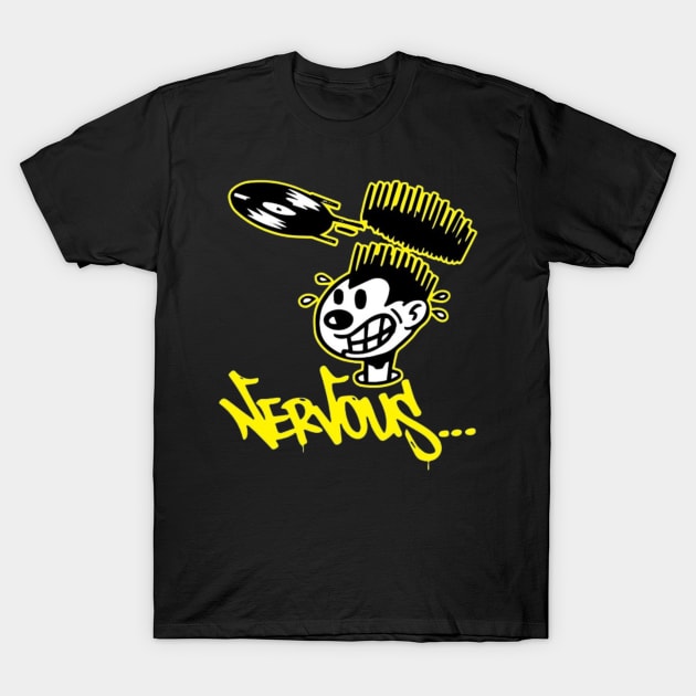 Nervous Records// Music Label - Record - T-Shirt | TeePublic