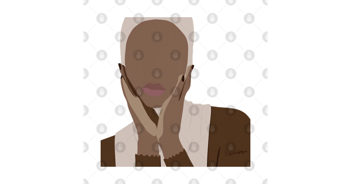 Aesthetic Simple Muslimah illustration art - Islamic Art - T-Shirt ...