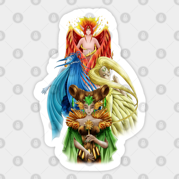 The Firey, The Watery, The Windy and The Earthy - CardCaptor Sakura ...