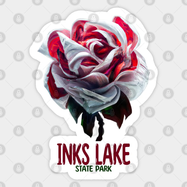 Inks Lake State Park - Inks Lake State Park - Sticker | TeePublic