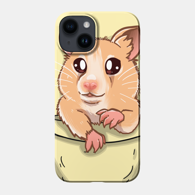Pocket Cute Hamster Pet - Hamster - Phone Case | TeePublic