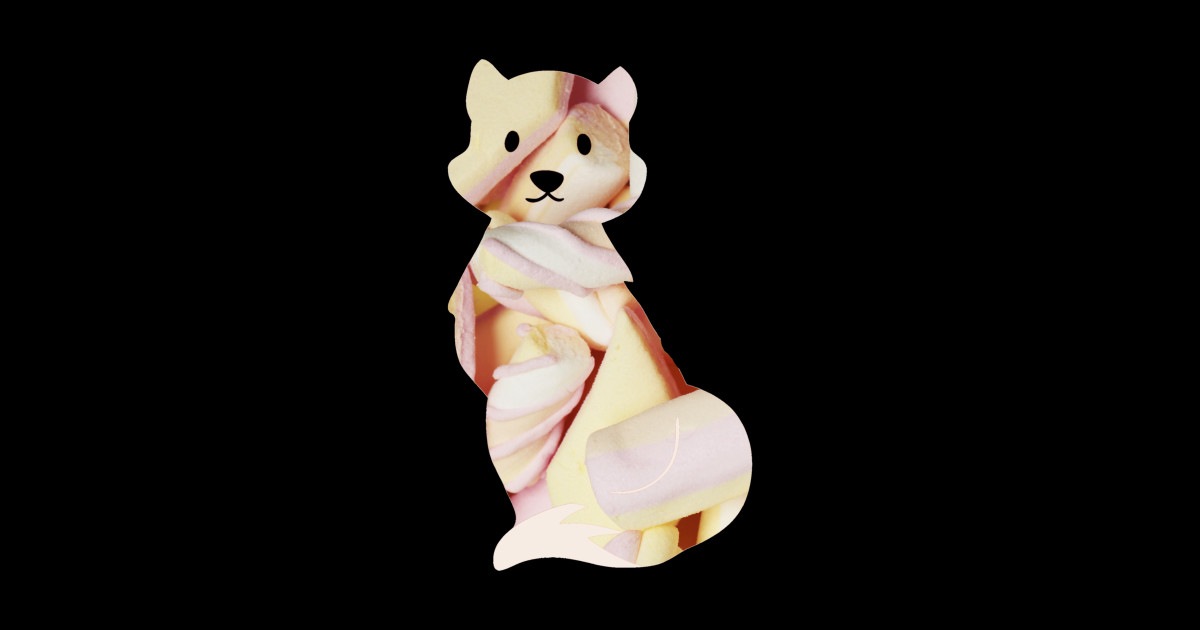 Marshmallow Fox! Kanji fox! - Marshamallow - Posters and Art Prints ...
