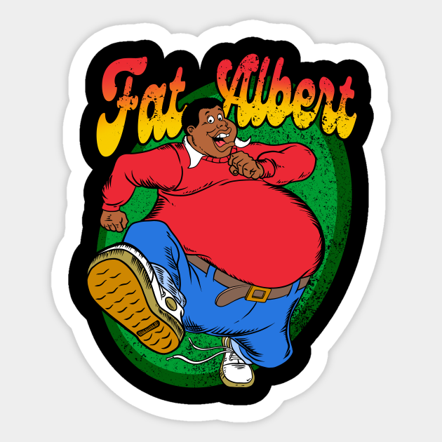 fat albert vintage cartoons - Fat Albert - Sticker | TeePublic