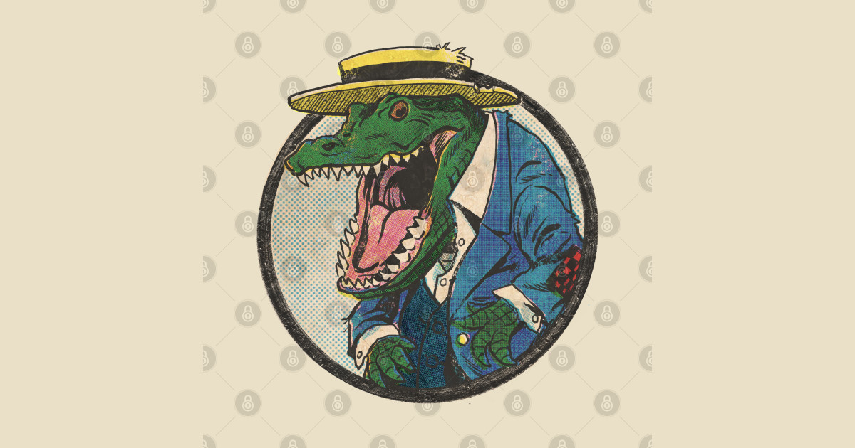 The Biting Hobo - Alligator - T-Shirt | TeePublic