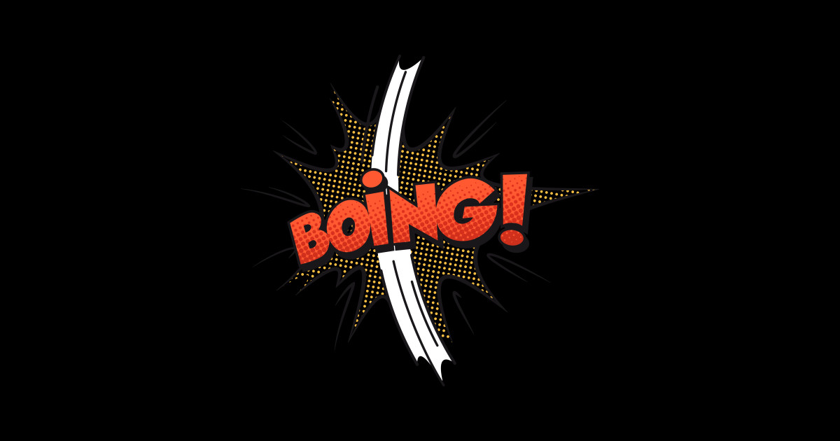 Boing Comic Book Text - Pop Art - Sticker | TeePublic