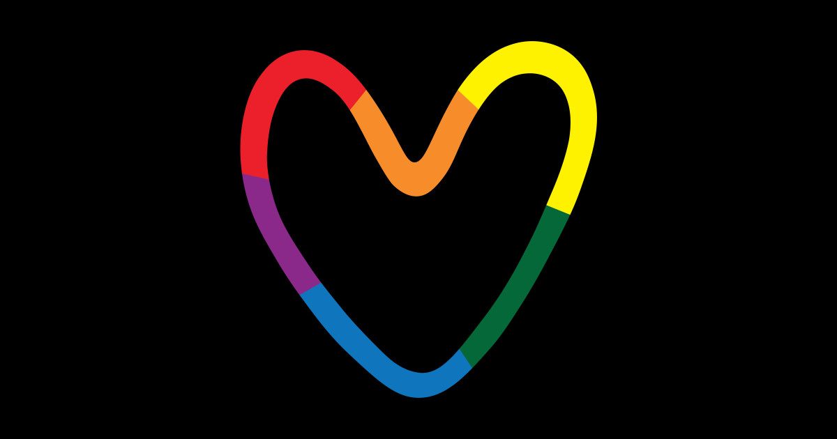 Subtle LGBT Pride, Minimalist LGBTQ Pride, Aesthetic Rainbow Design ...