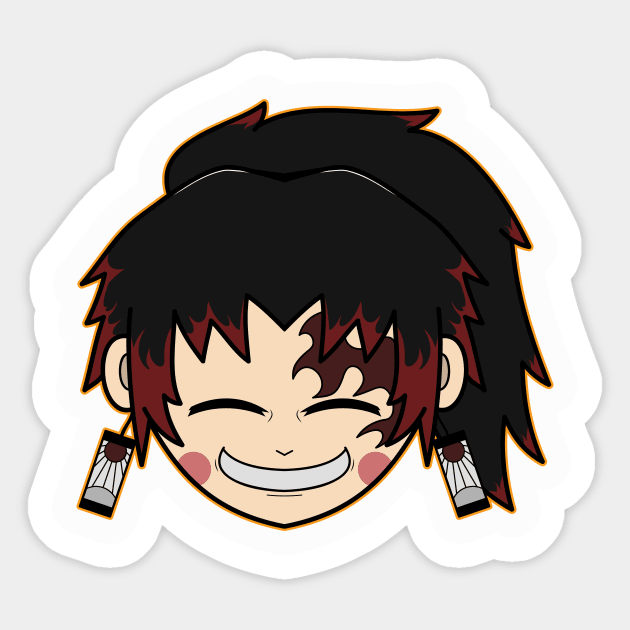 Yoriichi Tsugikuni Chibi - Kimetsu No Yaiba Demon Slayer - Sticker ...