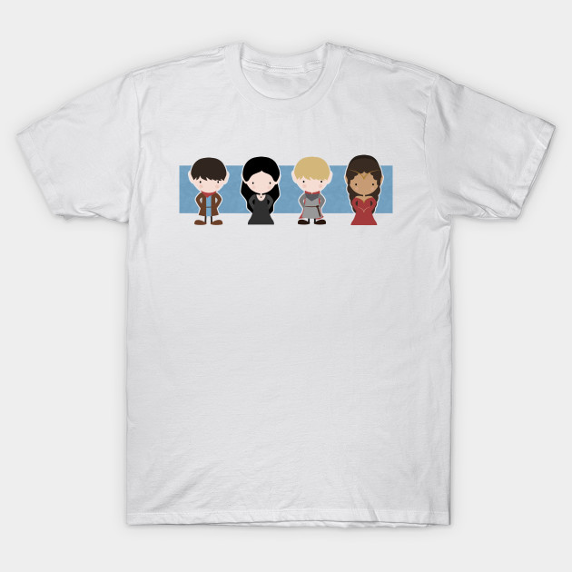 Merlin, Morgana, Arthur, Guinevere, Chibi Merlin - Merlin - T-Shirt ...