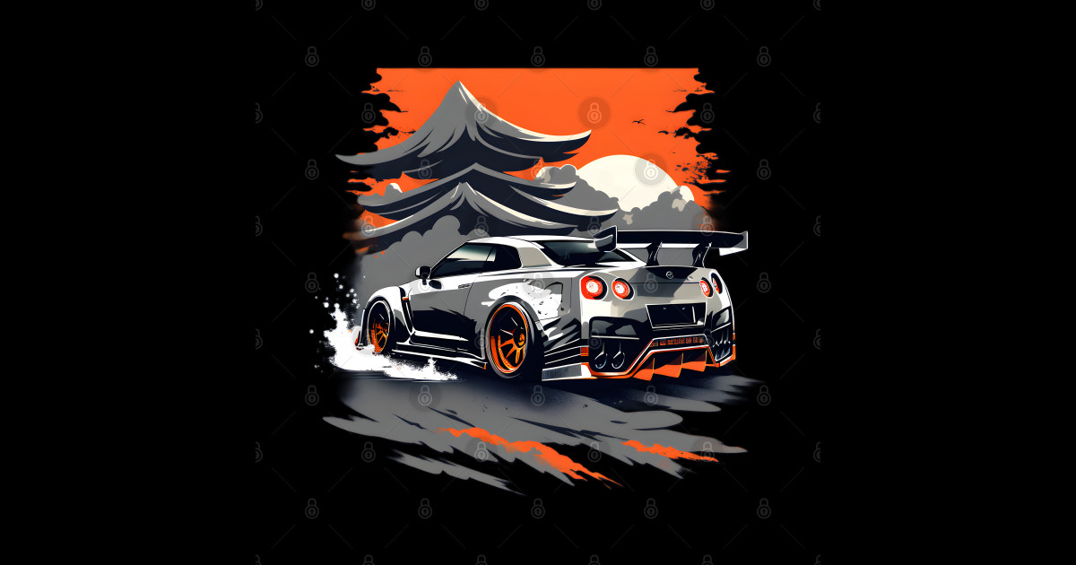 R35 GTR - Nissan Gtr R35 - Posters and Art Prints | TeePublic