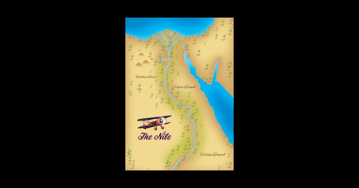 The Nile River Egypt - The Nile River Egypt - Sticker | TeePublic